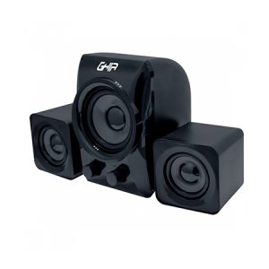 BOCINA USB PARA PC CON SUBWOOFER 2.1 GHIA NEGRA / GRIS AUDIO 3.5MM ...