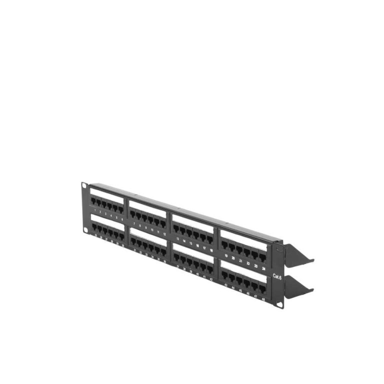 PANEL DE PARCHEO DE IMPACTO (110) LYNKEDPRO UTP DE 48 PUERTOS CAT6 ...