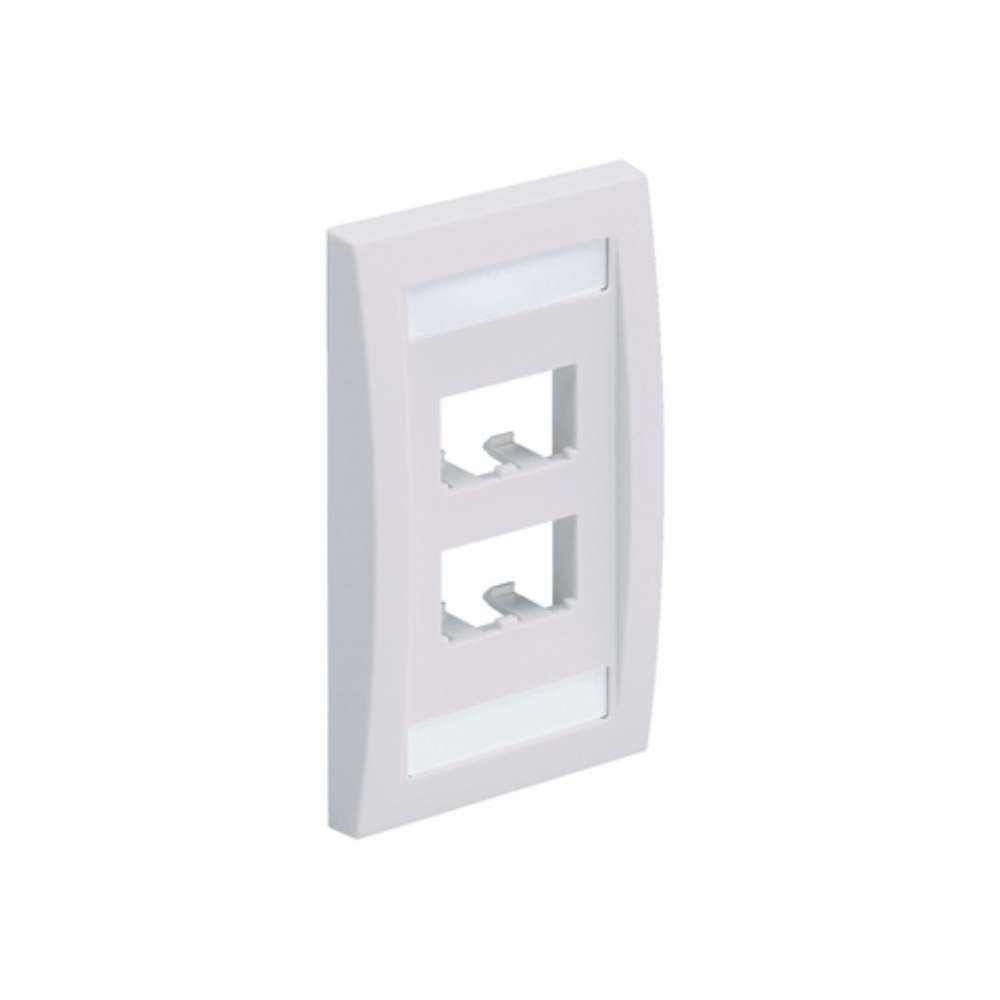 PLACA DE PARED VERTICAL FACEPLATE EJECUTIVA PANDUIT PARA MÓDULO MINI ...