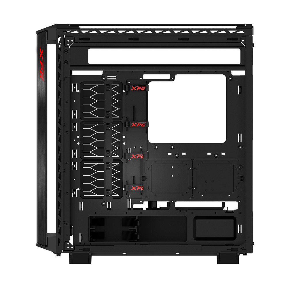 Gabinete XPG Battlecruiser II RGB Black, Cristal Templado, USB 3.2 ...
