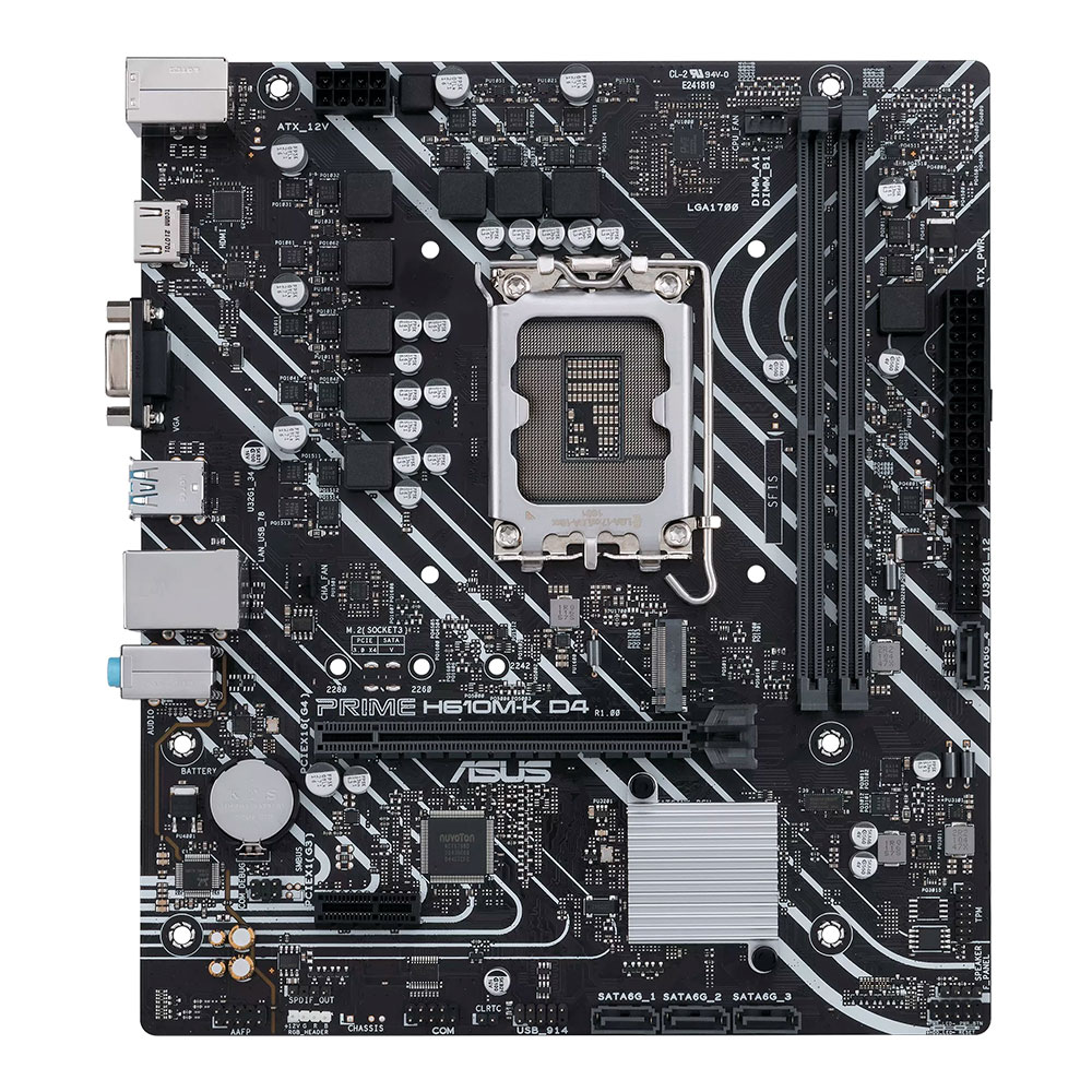 Tarjeta Madre Asus PRIME H610M-K D4, DDR4, Socket Intel LGA1700 Intel ...