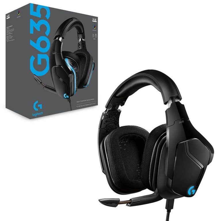 Diadema Gamer Logitech G635 LightSync 7.1 Canales DTS X, PS4, XBOX ONE ...