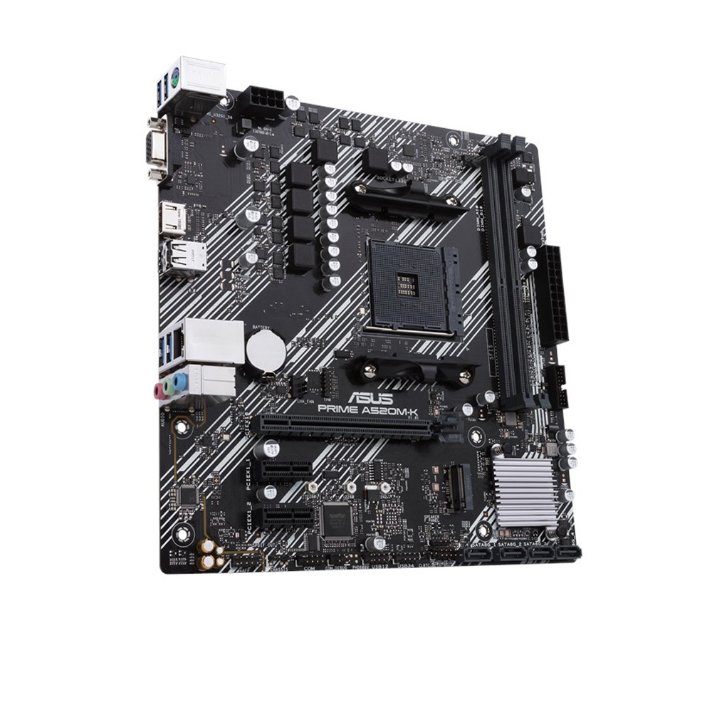 Tarjeta Madre Asus PRIME A520M-K Socket AM4 AMD Ryzen 3ra Generación ...
