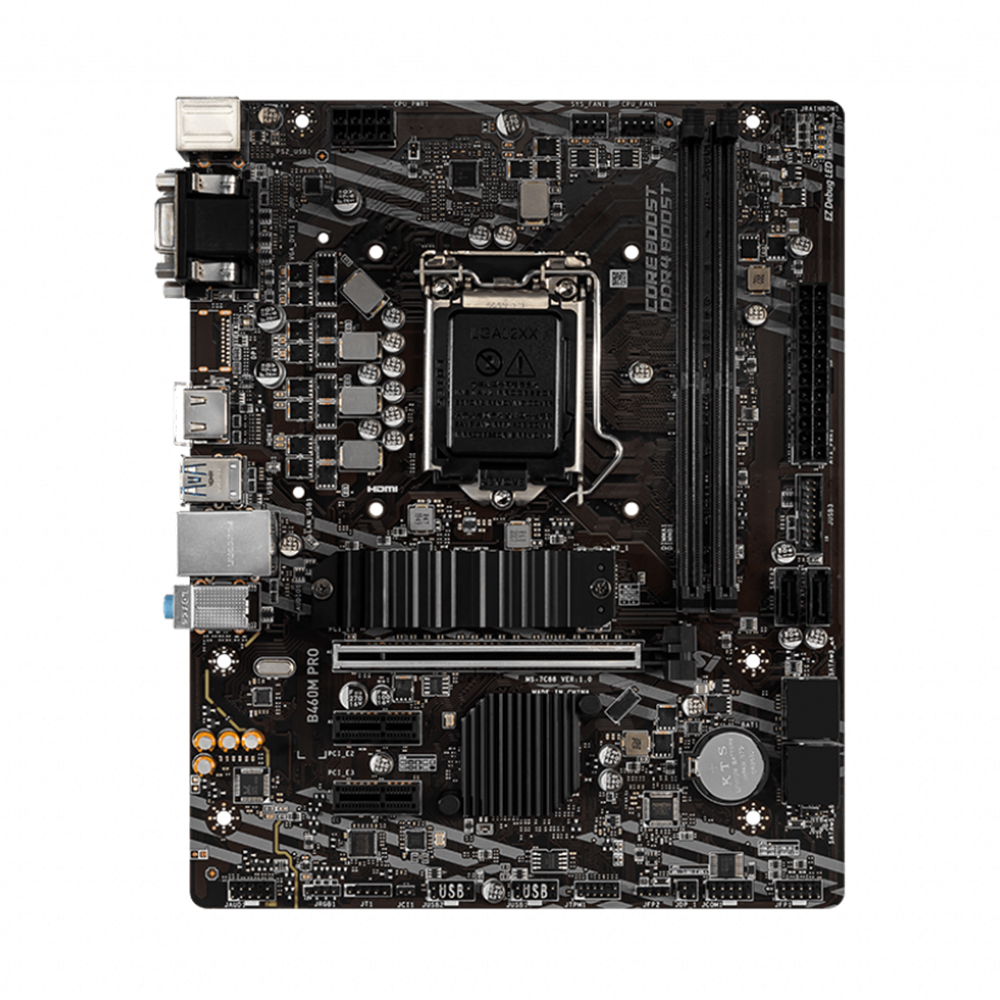 Tarjeta Madre MSI B460M PRO, Socket LGA1200, Intel B460, Micro-ATX ...