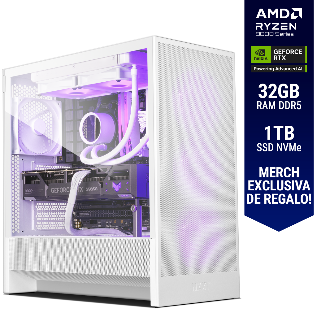 Computadora ULTIMATE PC ZENITH, NZXT EDITION, RTX 5070 12GB GDDR7, AMD ...