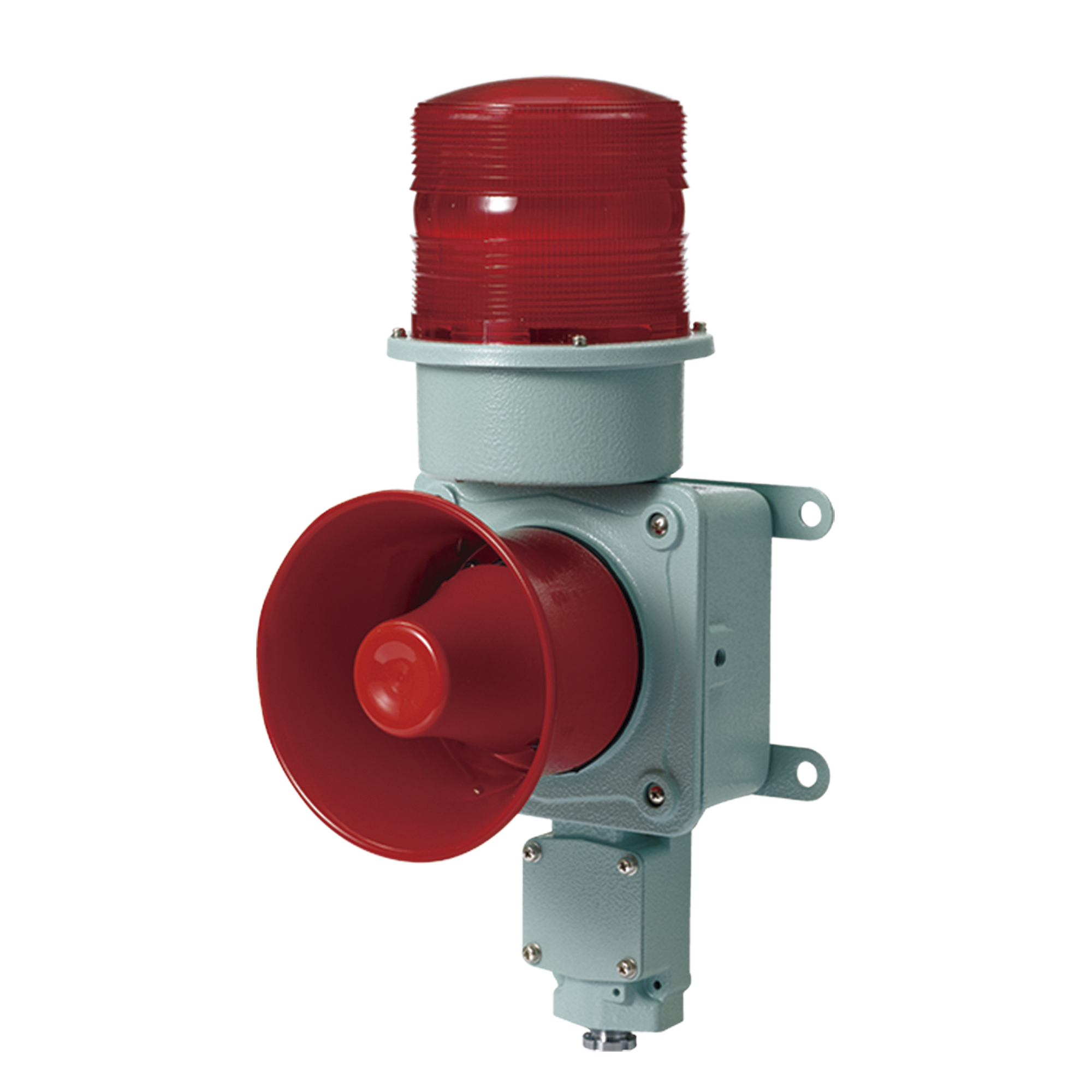 QLIGHT SDL-WS-24-R Combinación de baliza LED color roja con sirena ...