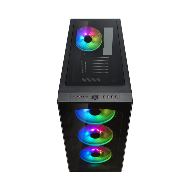Gabinete Fractal Design Define S2 Vision RGB Negro, Ventana de cristal ...